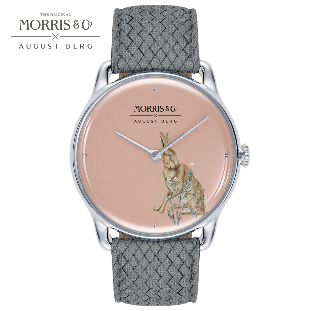 Morris & Co. Primrose Silver Forest Hare Watch – August Berg