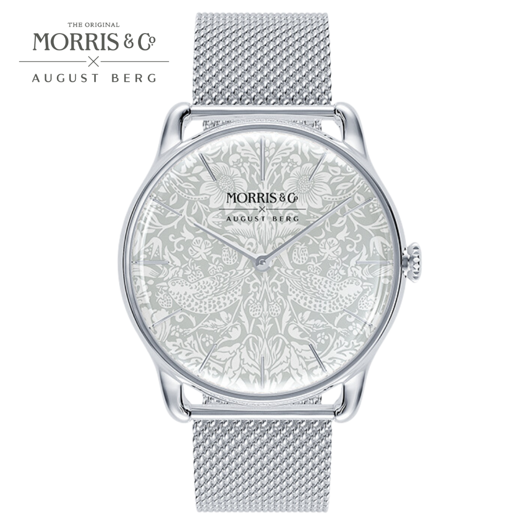 Morris & Co. Silver Strawberry Thief Watch – August Berg