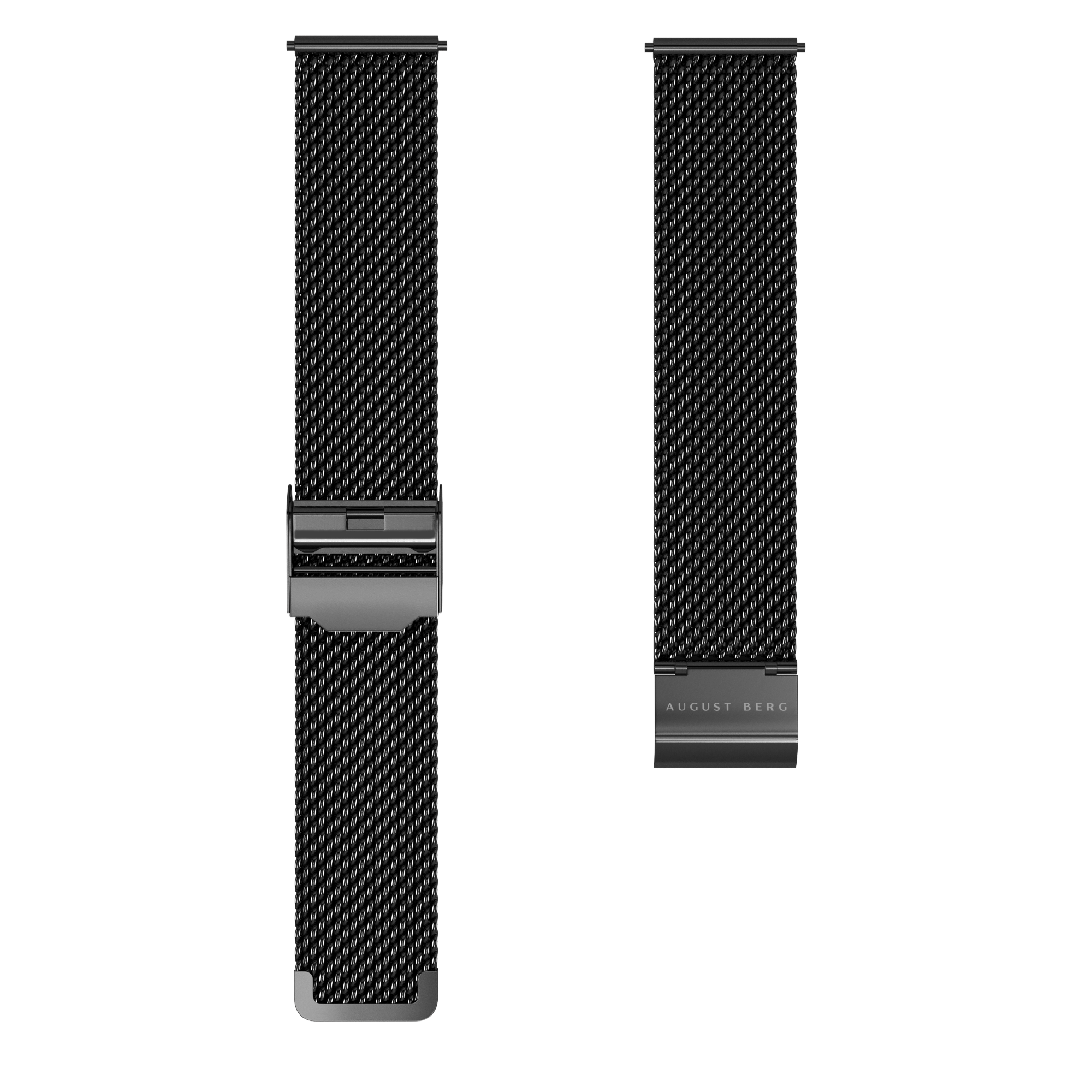 Black Mesh Watch Strap – August Berg